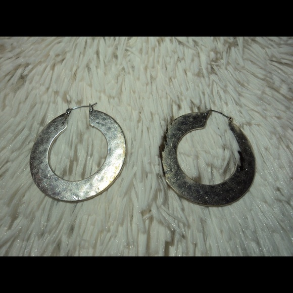 no brand | Jewelry | Silver Metal Loops | Poshmark